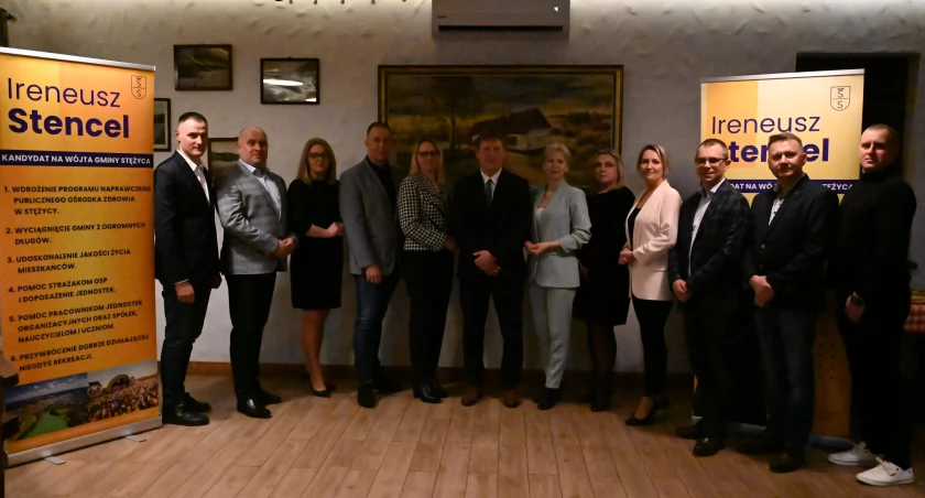 Stężyca. Ireneusz Stencel zaprezentował swoją drużynę. Kampanię ...