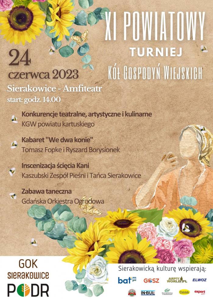 Sierakowice. XI Powiatowy Turniej Kół Gospodyń Wiejskich - wiadomości ...